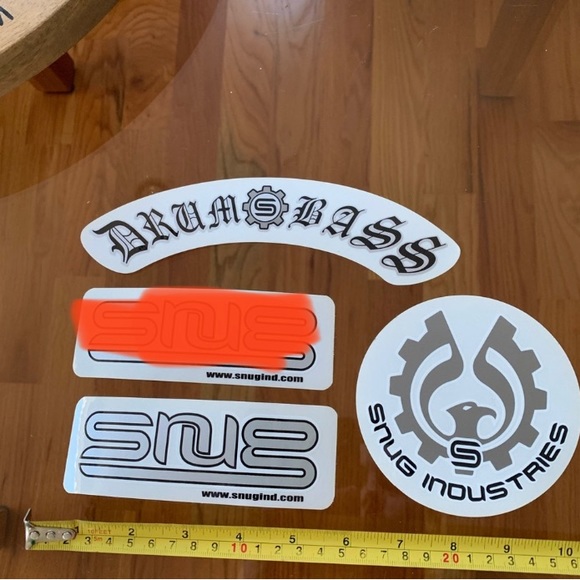 Hot Topic | Accessories | Rare Snug Industries Decals Logos Stickers ...